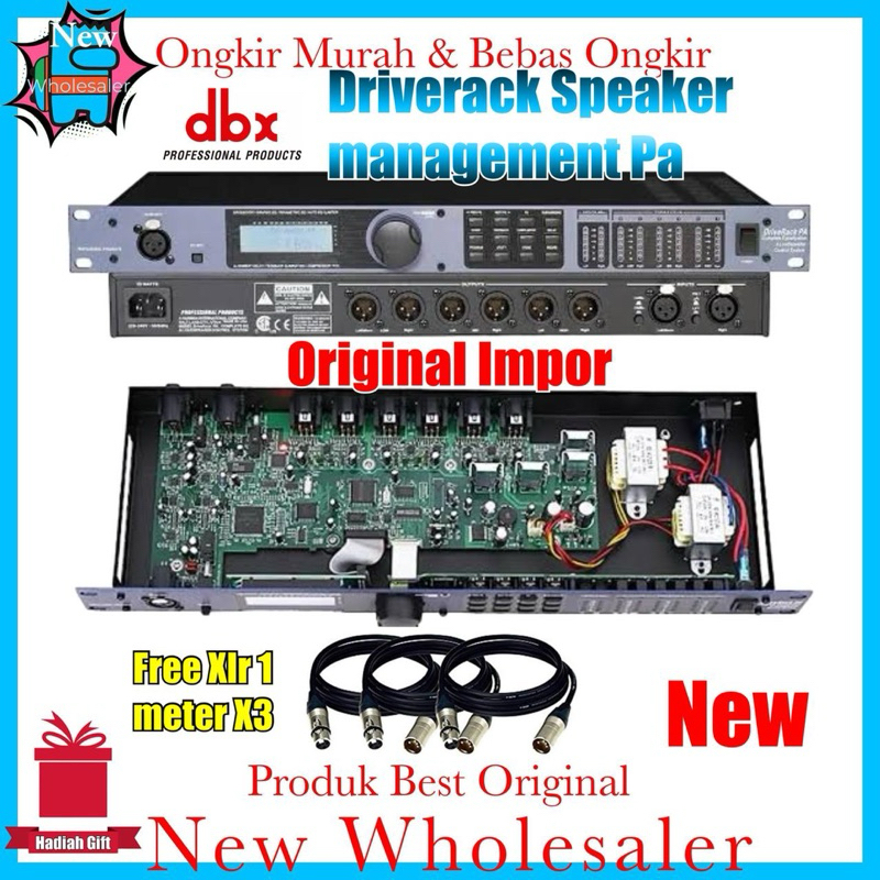 Jual DLMS Driverack Pa Speaker Management D.B.X original Impor 2 line input | Shopee Indonesia