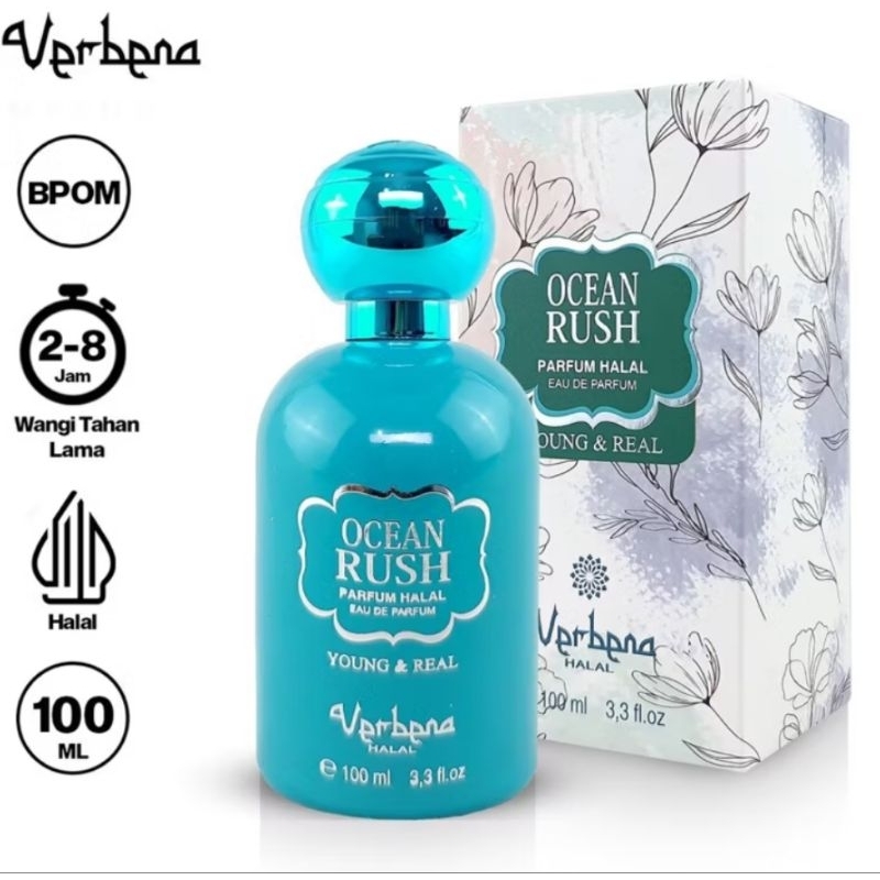 Jual verbena parfum ocean rush 100 ml | Shopee Indonesia