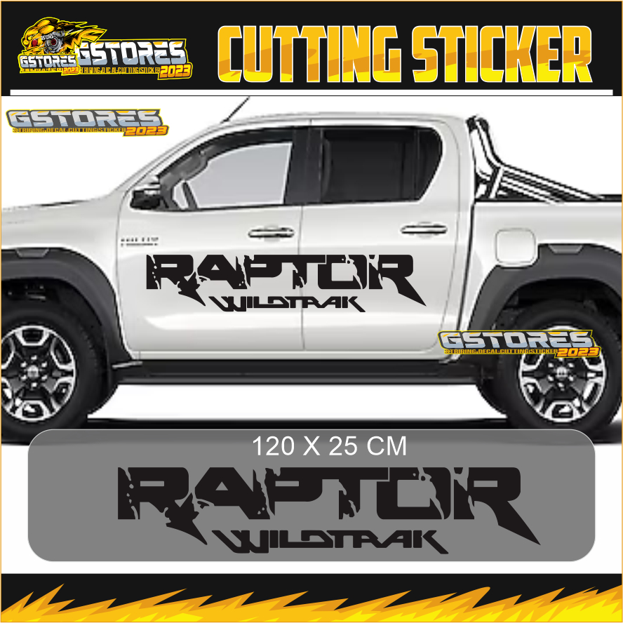 Jual Sticker stiker mobil raptor wildtrak cutting sticker ford raptor ...
