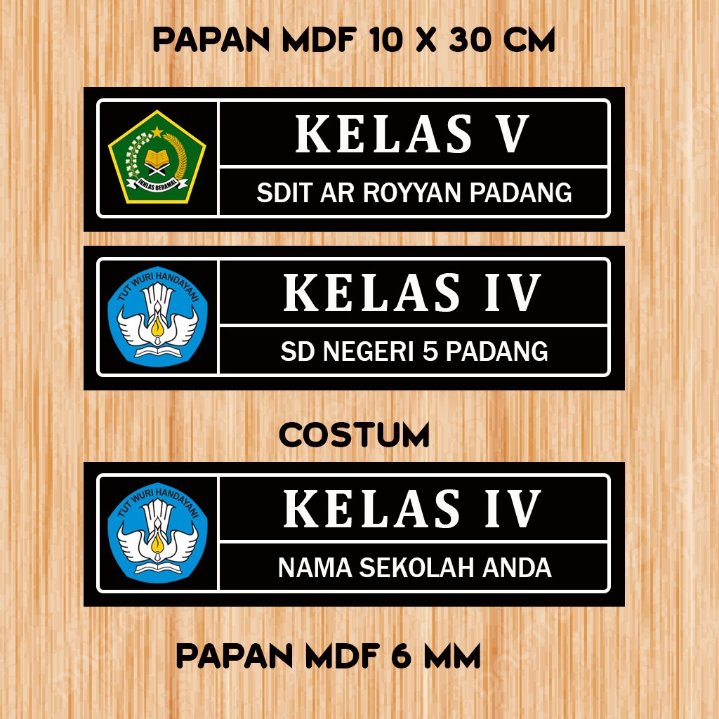 Jual PAPAN NAMA PENANDA RUANGAN KELAS BELAJAR SEKOLAH UNIVERSITAS ...