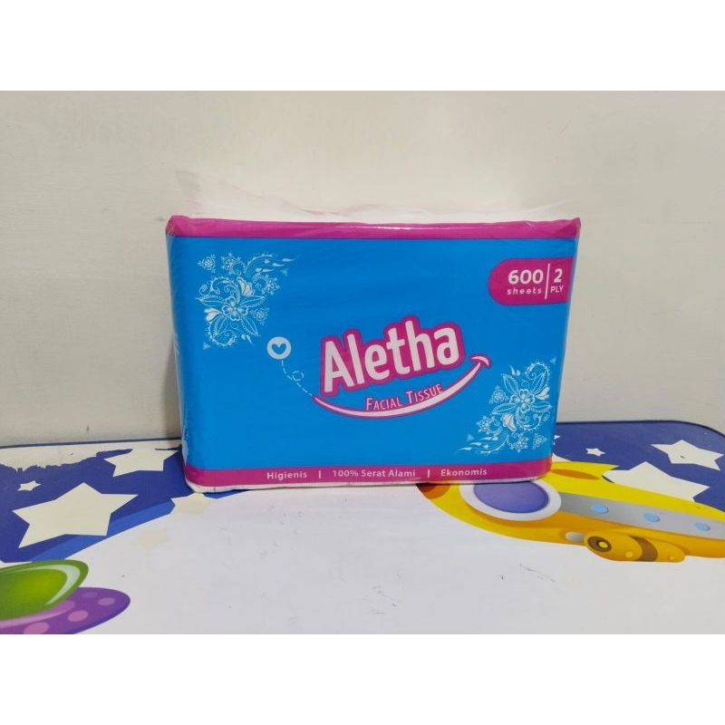 Jual Tissue Tisu Aletha 600 Sheet 2 Ply Facial Wajah Ekonomis Kiloan ...