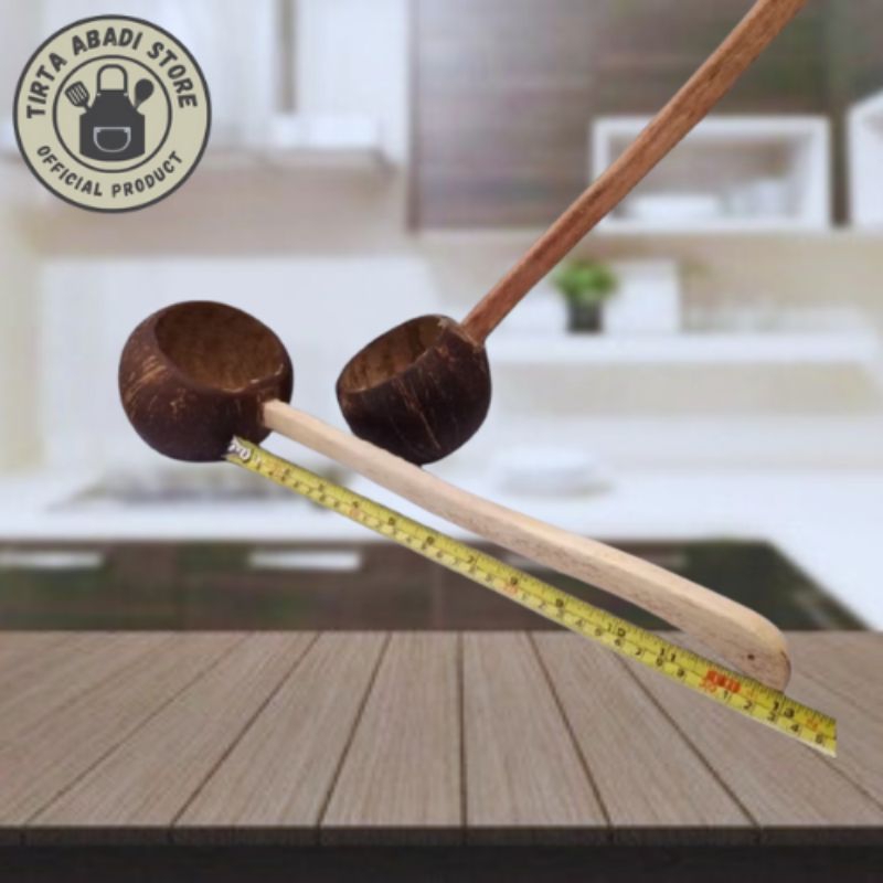 Jual Gayung Batok Kelapa Gagang Kayu Kelapa / Siwur Tradisional ...