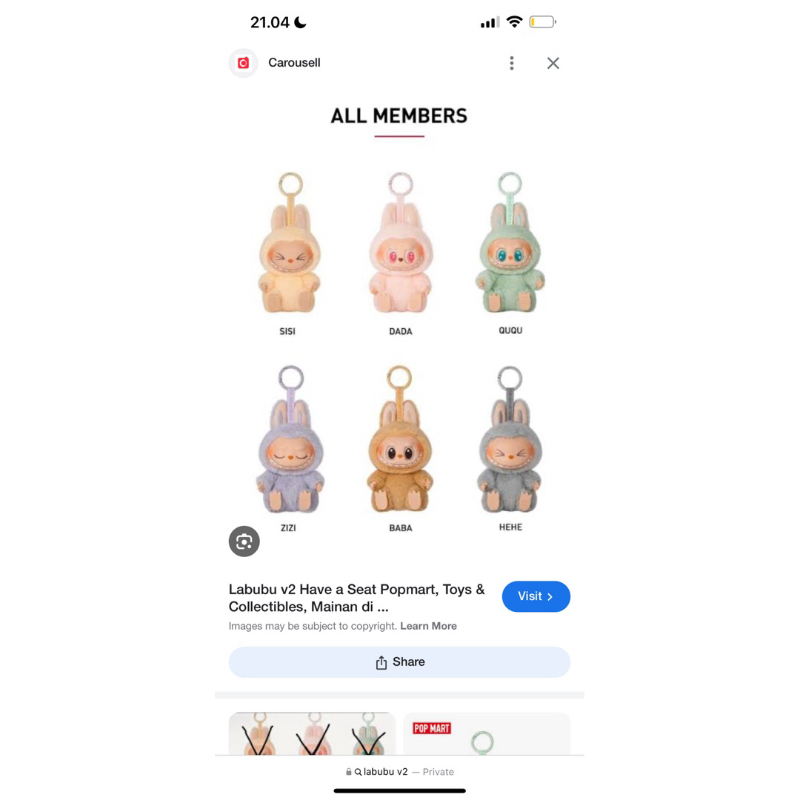 Jual LABUBU V2 HAVE A SEAT ORIGINAL | Shopee Indonesia