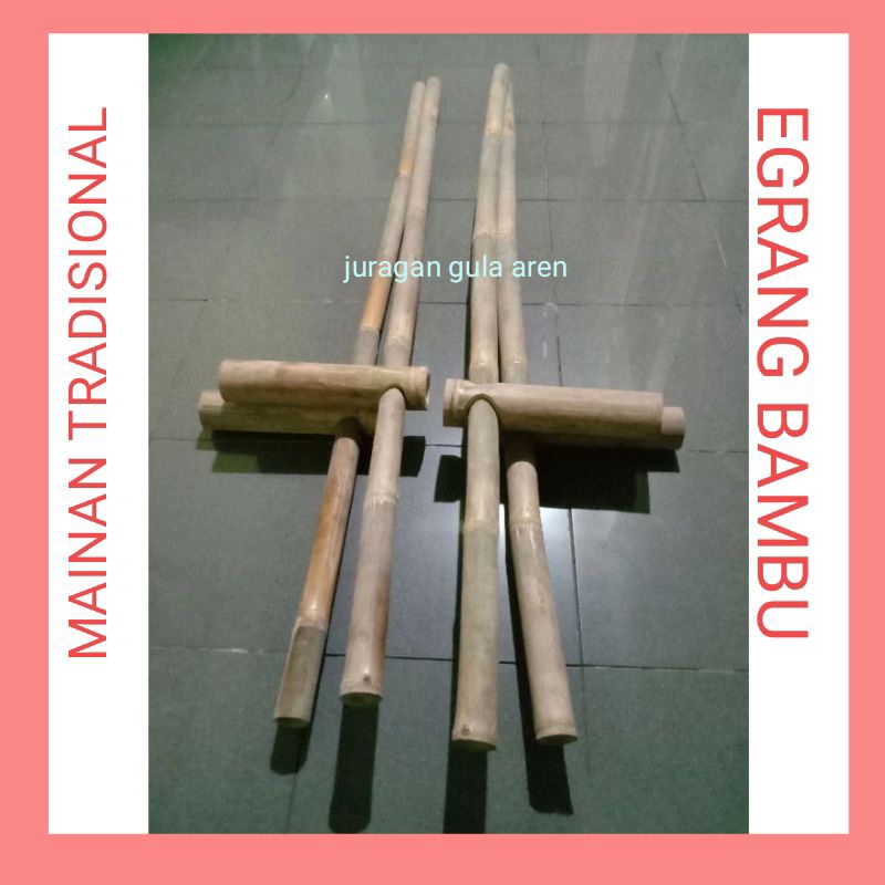 Jual EGRANG BAMBU MAINAN TRADISIONAL UKURAN ANAK TK DAN SD . PRAKARYA ...