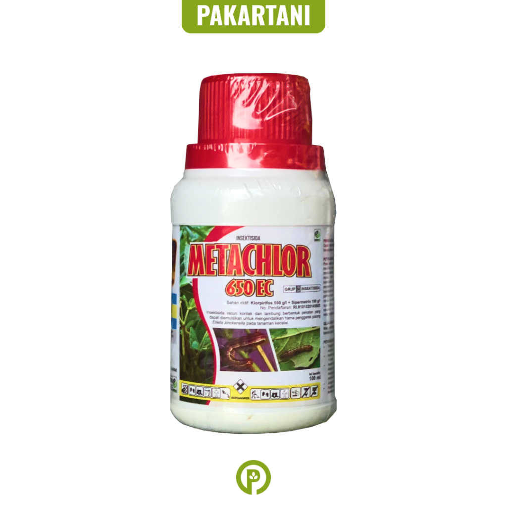 Jual METACHLOR 650 EC Insektisida Kontak Klorpirifos Sipermetrin - Obat ...