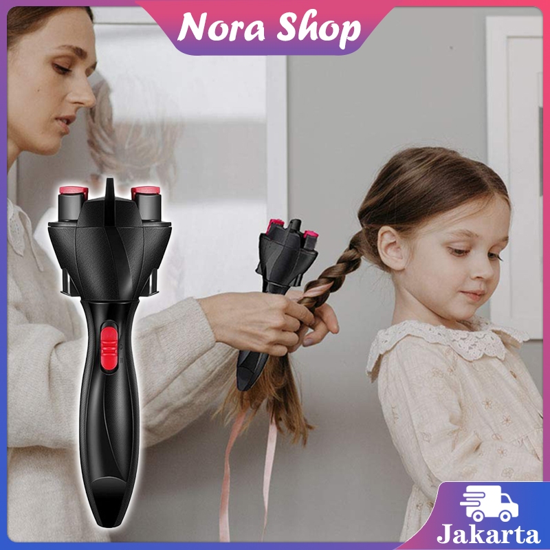 Jual Mesin Kepang Rambut Elektrik Otomatis Alat Kepang Penata Rambut ...