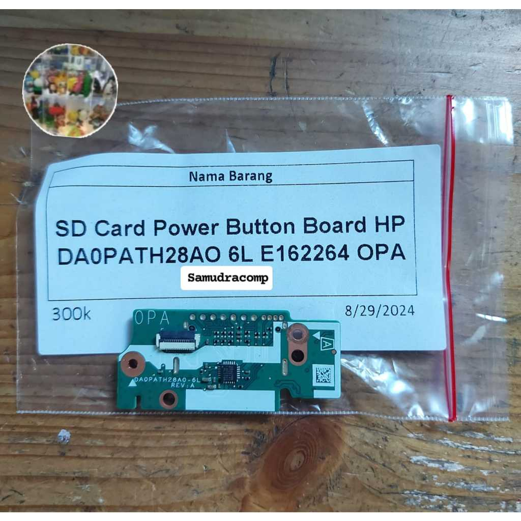 Jual SD Card Power Button Board HP DA0PATH28AO 6L E162264 OPA | Shopee ...