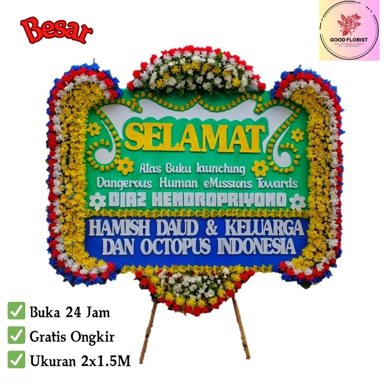 Jual Karangan Bunga Jabodetabek Papan Besar Bunga Full Keliling ...