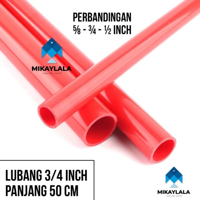 Jual ( 3/4 inch) Pipa Merah Undergravel Filter Pompa Aquarium Aquascape ...