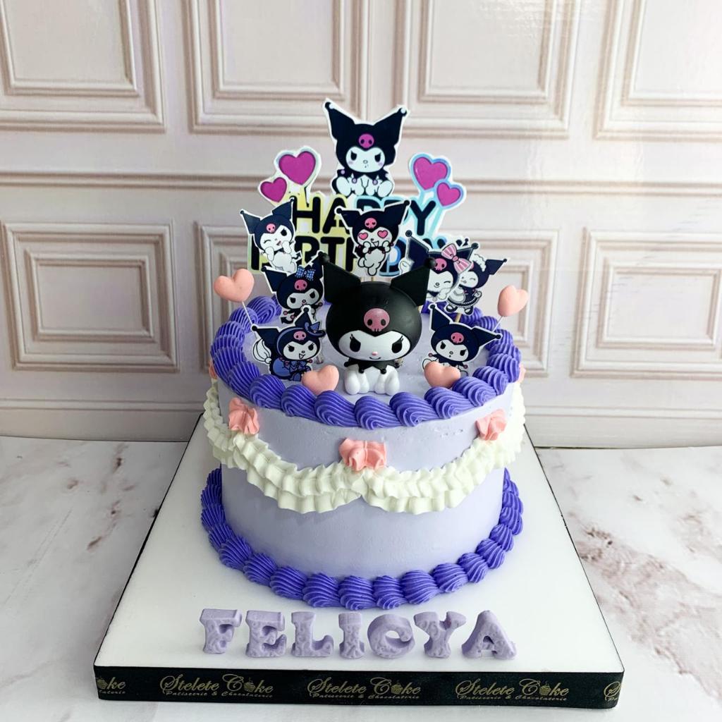Jual Kue Ulang Tahun/Birthday Cake/Kue Ultah Tema Kuromi/Kue Birthday ...