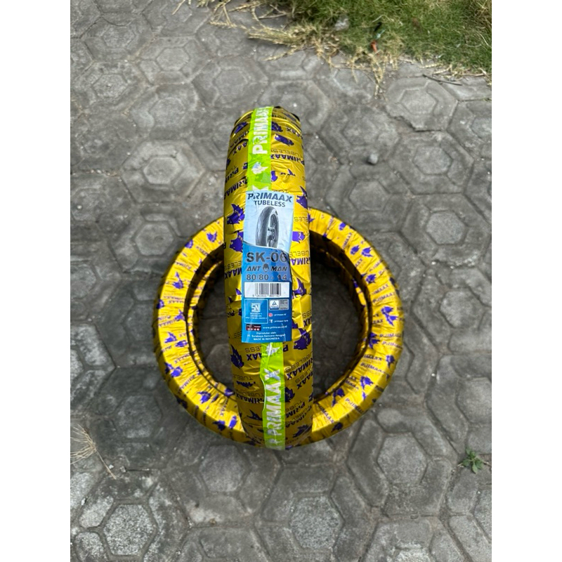 Jual BAN LUAR DONAT PRIMAX SK 06 RING 14 BAN TUBLESS 80/80 DAN 90/80 OR ...