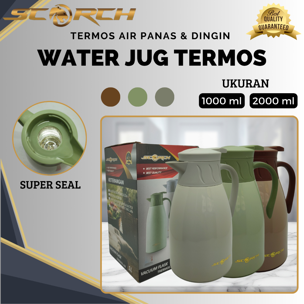 Jual Scorch - Jug Termos / Termos Teko Air Panas & Dingin / Termos Air Panas Tahan 8 Jam / Water ...