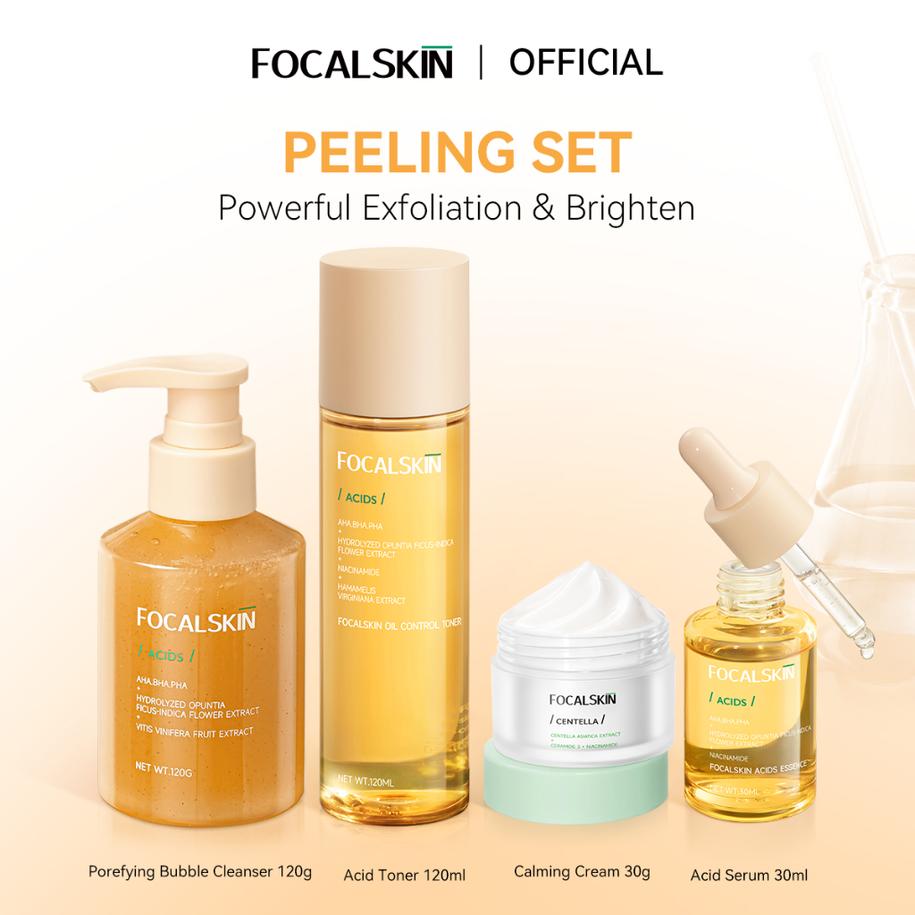 Jual FOCALSKIN Special Bundle 4IN1 For Repair Barrier Set | Peeling Set ...