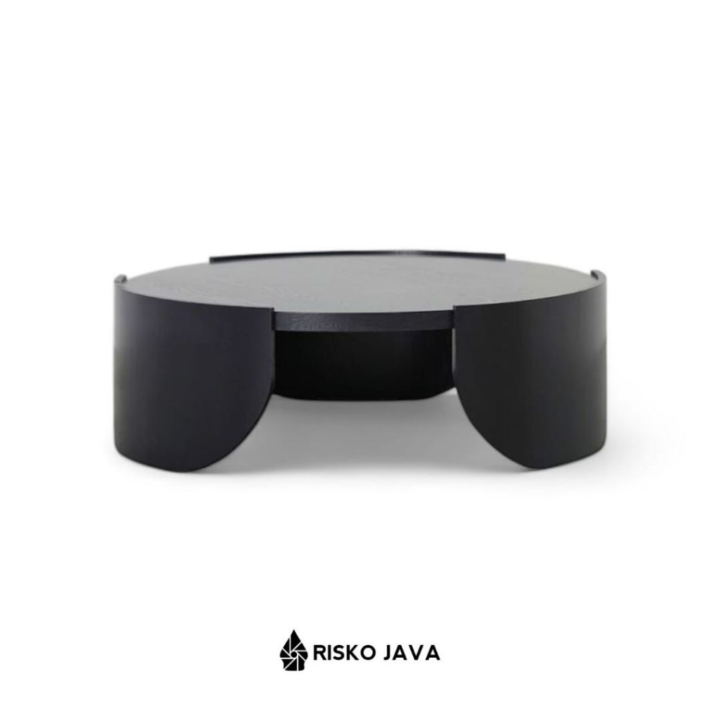 Jual Meja Ruang Tamu Minimalis / Meja Kayu Jati Bulat / Coffe Table ...