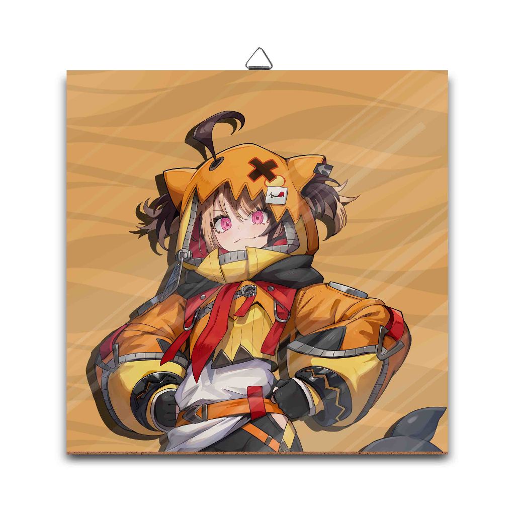 Jual Poster Dinding Kayu Anime Vtuber Holo Justice Gigi Murin