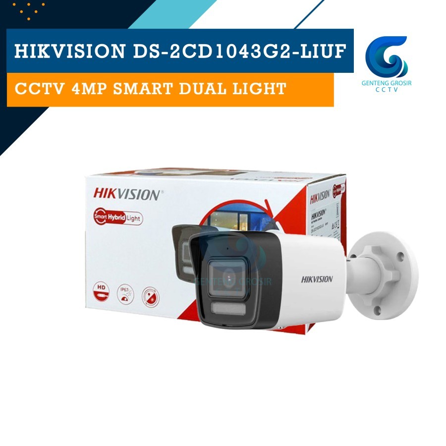 Jual HIKVISION DS-2CD1043G2-LIU 4MP SMART DUAL LIGHT | Shopee Indonesia