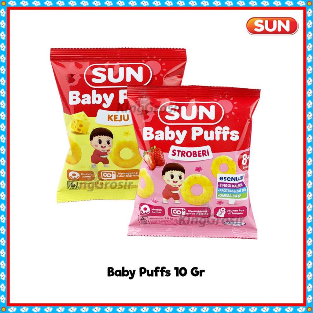 Jual Sun Baby Puffs 8+ (1sachet) Cemilan Bayi Usia 8 Bulan / Sun Puff ...