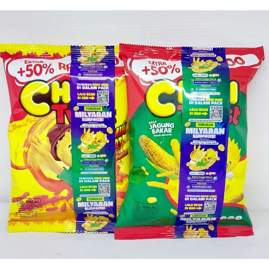 Jual Chiki/Jajan 2000an jajanan Anak-Anak Chiki Twist 2 Varian Pedas ...