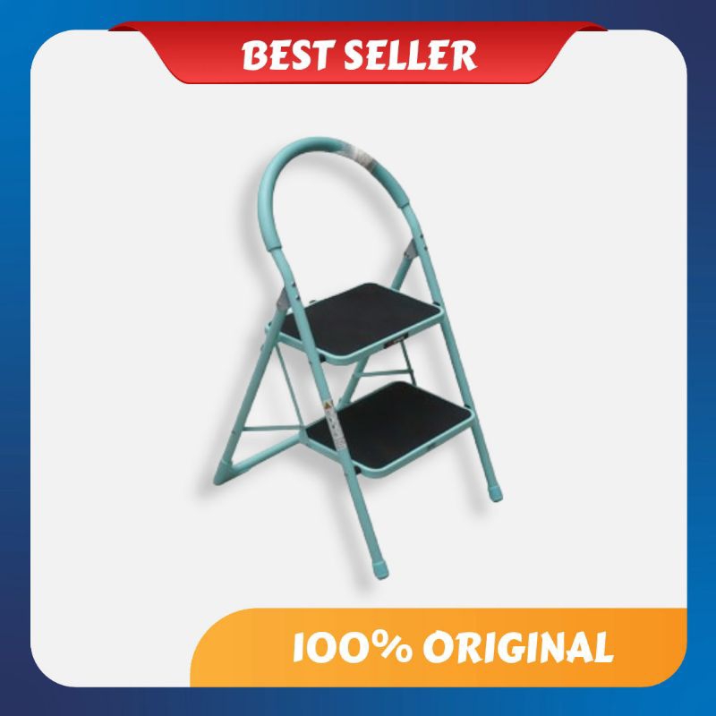 Jual Fixsteps Tangga Lipat Aluminium Stool 2 Step | Shopee Indonesia