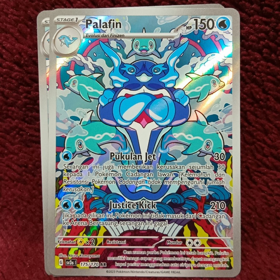 Jual Palafin AR sv3s - Pokemon TCG Indonesia foil holo | Shopee Indonesia