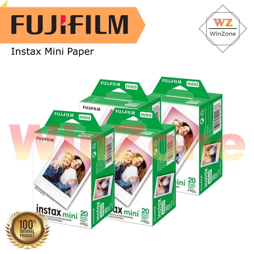 Jual Kertas Refill Fujifilm Instax Mini (Polos) untuk Instax Mini ...