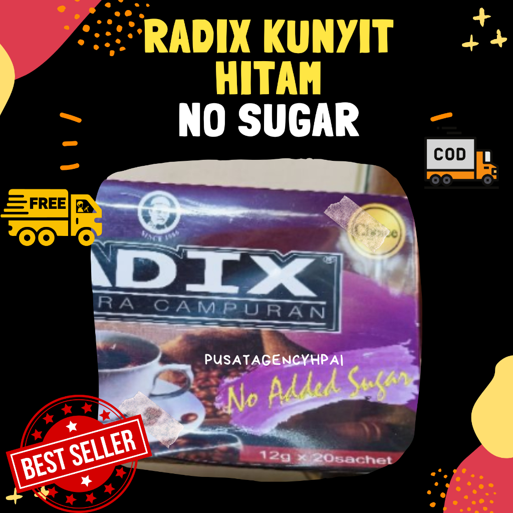Jual RADIX KUNYIT HITAM HPA MALAYSIA "NO SUGAR"| isi 20 sachet | HERBAL ...