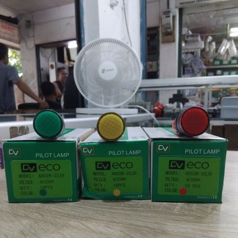 Jual pilot lamp/ lampu indikator 220V diameter 22MM | Shopee Indonesia