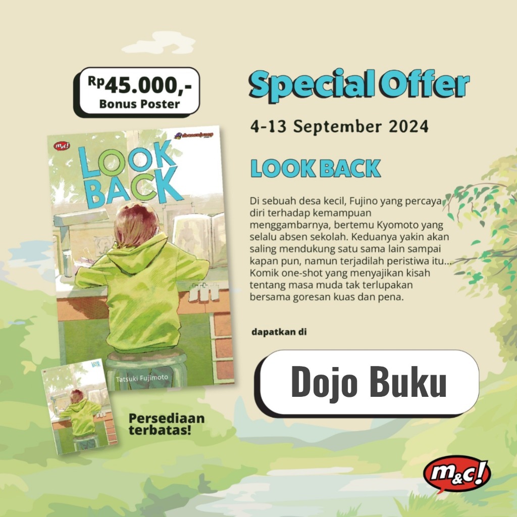 Jual Komik Look Back ( SPECIAL OFFER ) by Tatsuki Fujimoto | Shopee ...