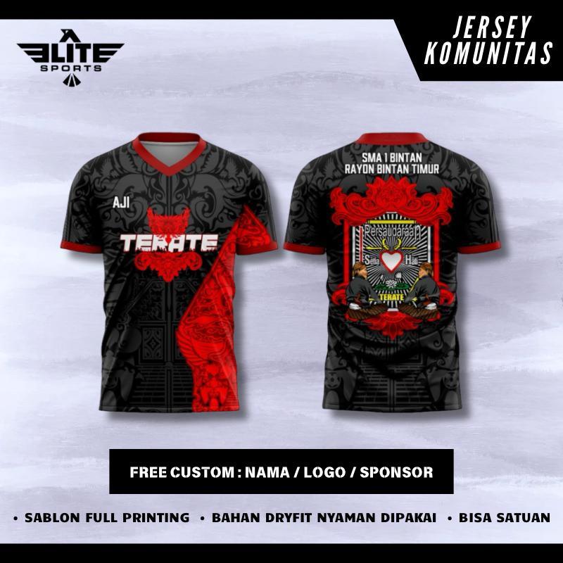 Jual Baju PSHT Terbaru 2024 Jersey Full Print Gratis Nama | Shopee ...