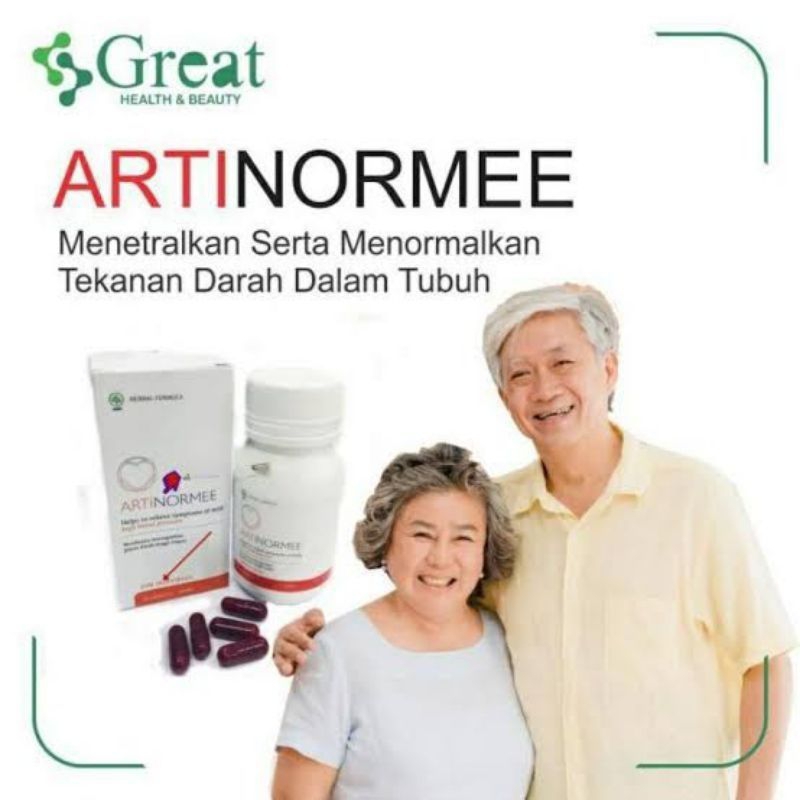 Jual ARTINORMEE Original Asli Obat Herbal Atasi Hipertensi Tekanan ...