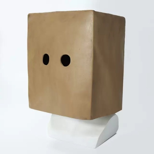 Jual Topeng kardus bahan latex cosplay marshmellow - brown | Shopee ...