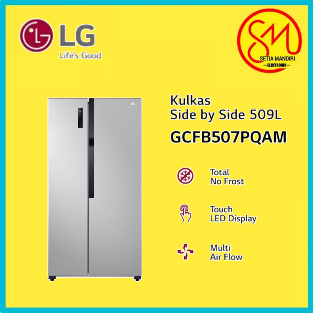 Jual LG Kulkas Side By Side No Frost dan Smart Inverter Compressor ...