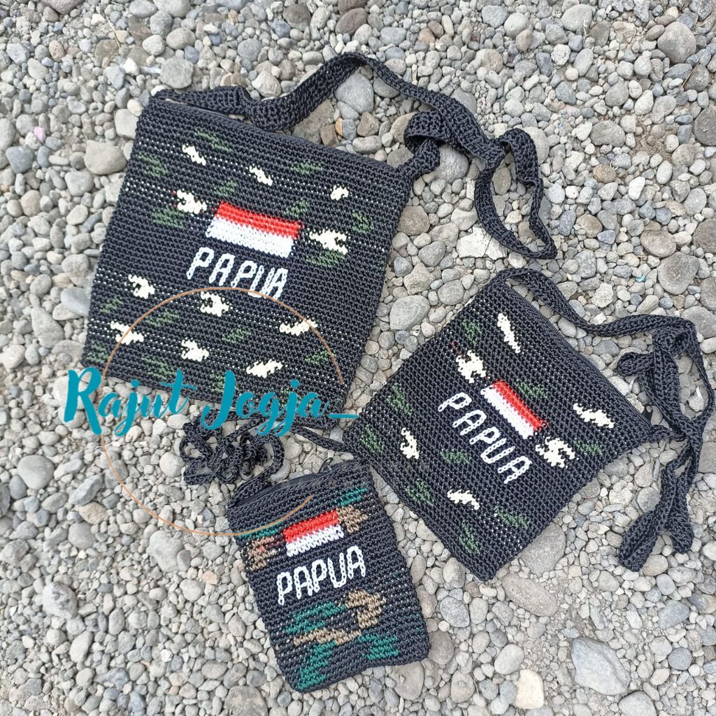 Jual Tas Papua , tas rajut , noken Papua, Tas selempang, Tas selempang ...