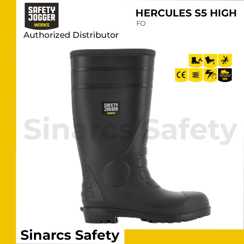 Jual Sepatu Safety Jogger HERCULES S5 Boots - Black / Hitam | Shopee ...