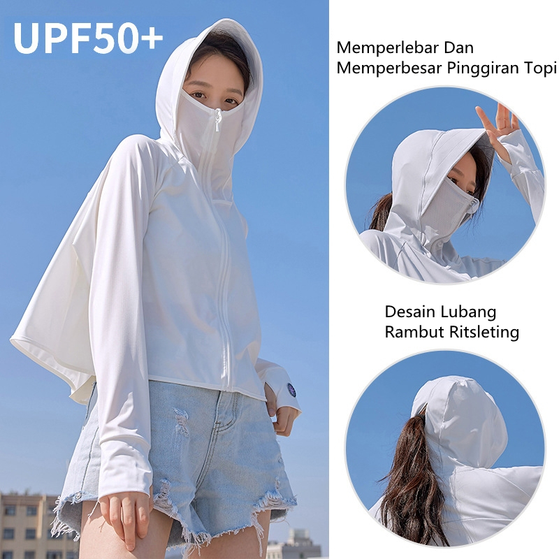 Jual Jacket Olahraga Pelindung Matahari Jaket Wanita Jaket Anti UV ...