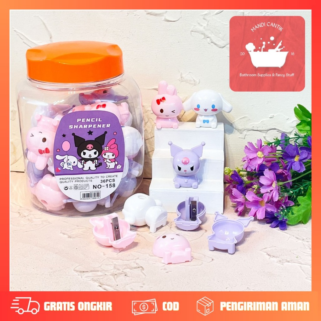 Jual Rautan Model Plastik Toples Sanrio R-1472 / Rautan Kuromi My ...
