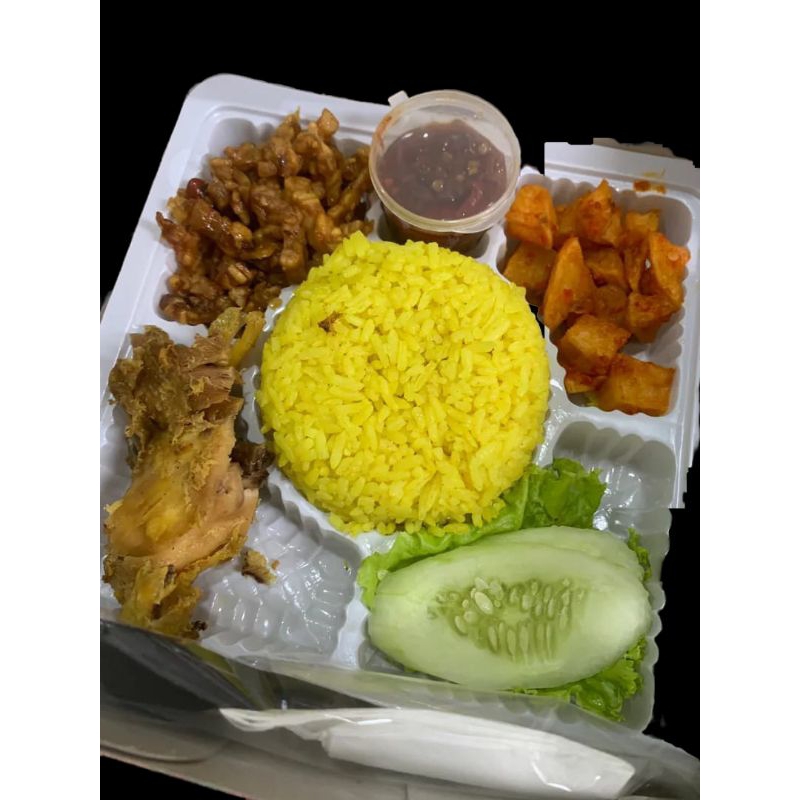 Jual Nasi Kuning Paket Box lengkap | Shopee Indonesia
