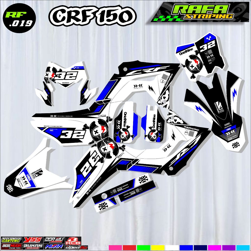 Jual Decal Crf 150 L Full Body - Decal Sticker HONDA CRF 150 L Full ...