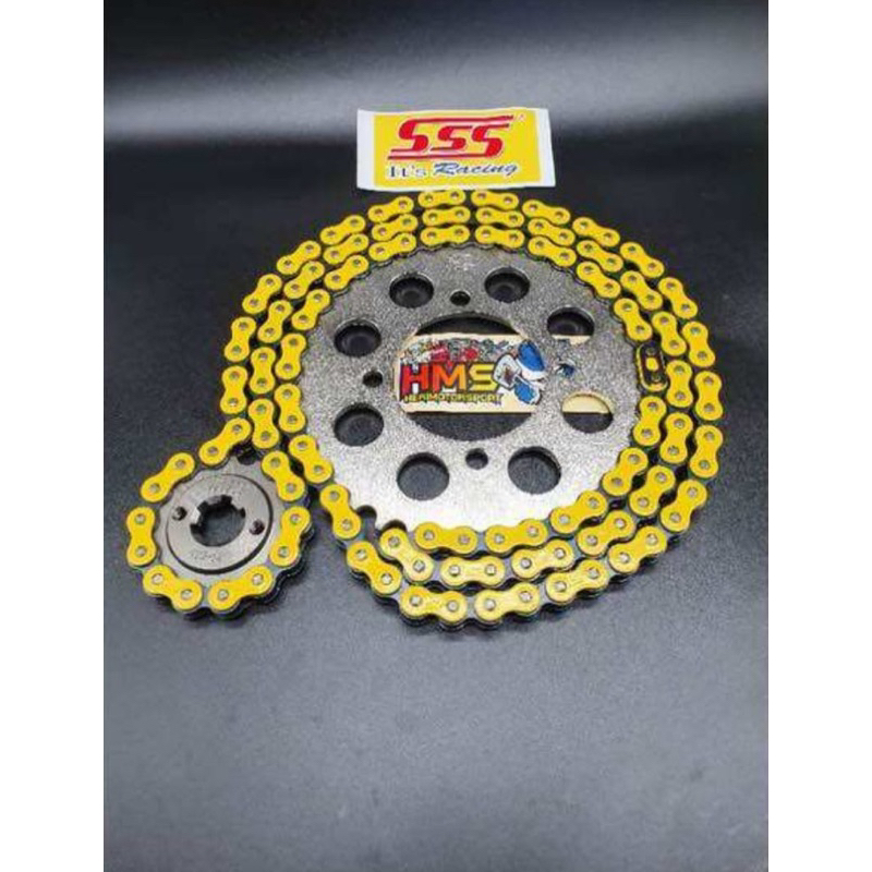 Jual gear crf 150 sas 428 GEAR SET SSS,CRF 150,1 SET GEAR SSS 100% ASLI GEAR SET SSS UKURAN 428 ...