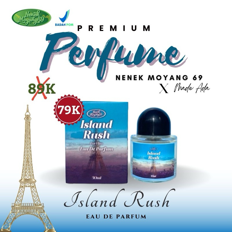 Jual Island Rush Eau De Parfum by Nenek Moyang69 (FOR HIM) | Shopee ...