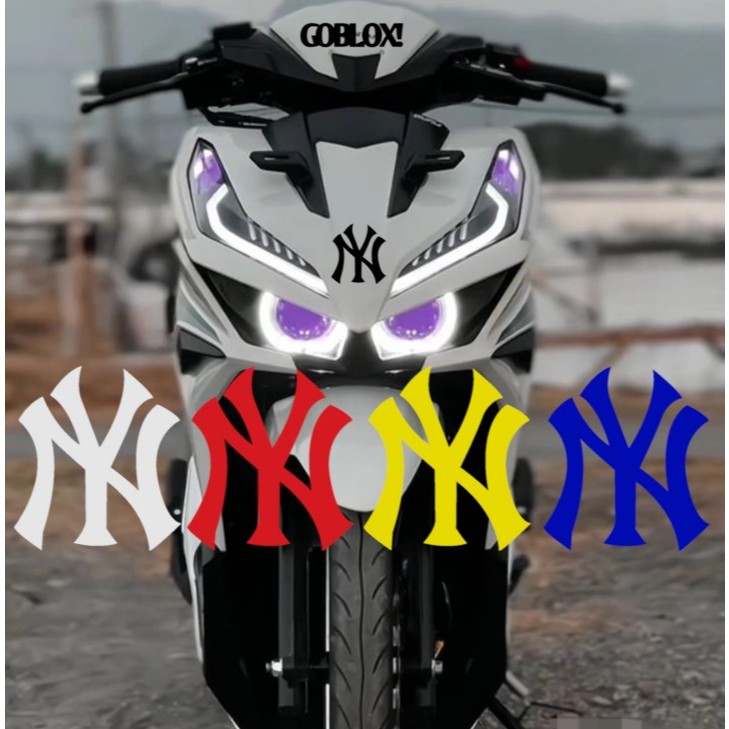 Jual Stiker Cutting Motor Logo NY Keren Viral 3d Reflektive Variasi ...