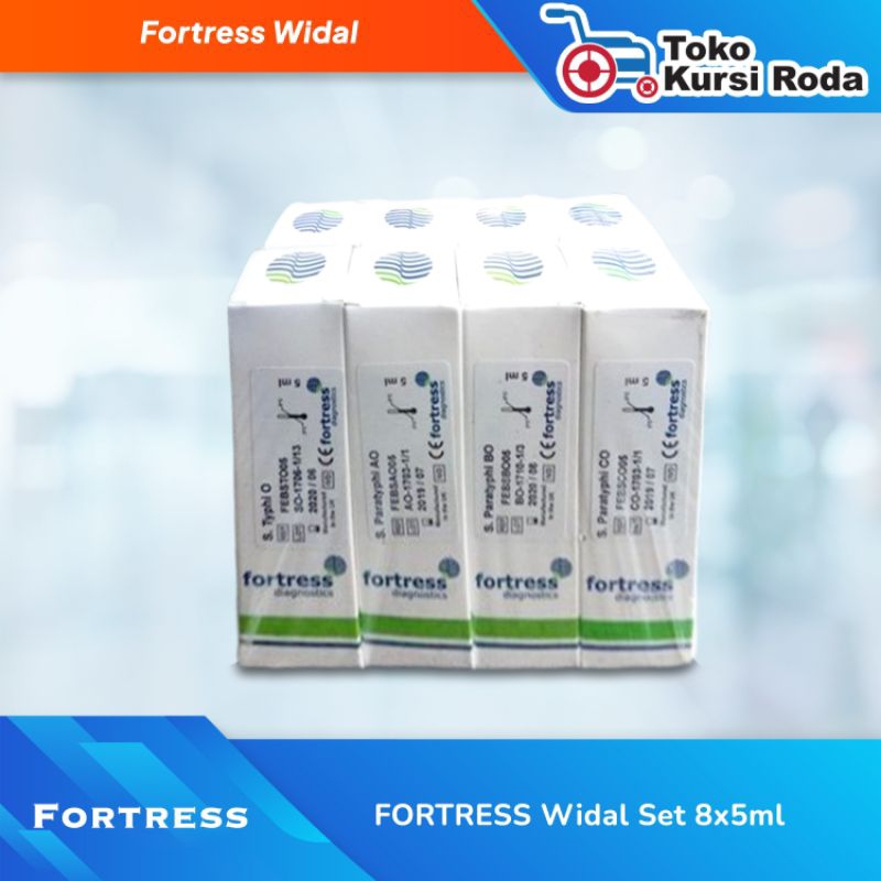 Jual FORTRESS Widal Set 8x5ml | Shopee Indonesia