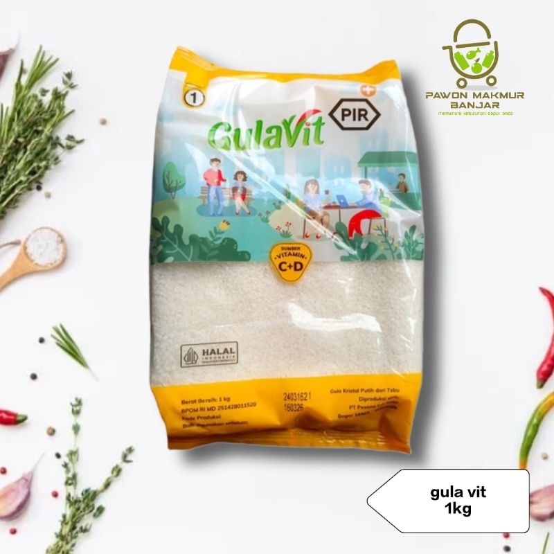 Jual GULA VIT PUTIH KEMASAN 1Kg | Shopee Indonesia