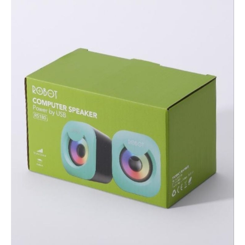 Jual Speaker Laptop/HP/PC Robot RS180 Speaker RGB Lightning Effect ...