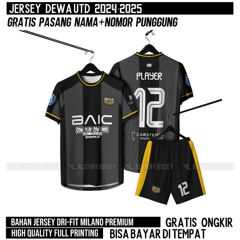 Jual Jersey Dewa United 2024-2025 Premium Terbaru Gratis Pasang Nama ...