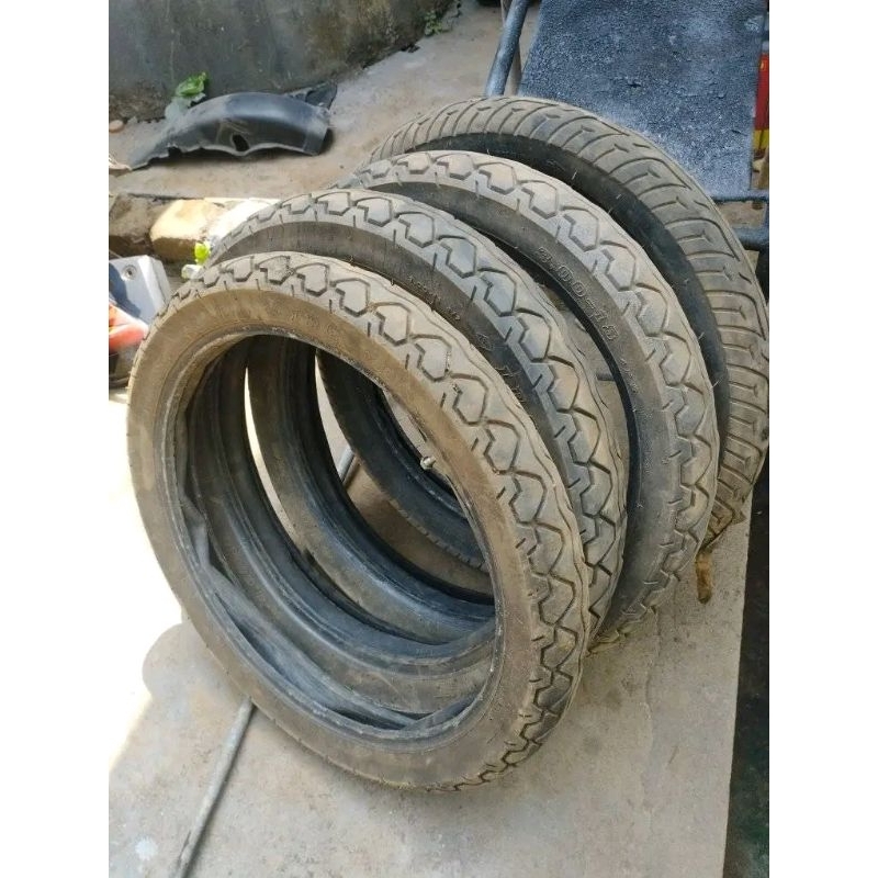 Jual BAN LUAR DALAM RING 18 SET DALAM KONDISI 85%LAYAK JALAN | Shopee ...