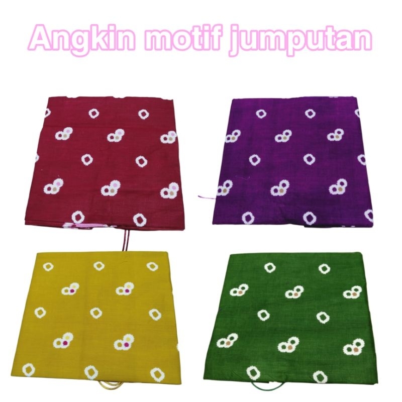 Jual angkin jumputan kebaya instan / angkin motif jumputan instan ...