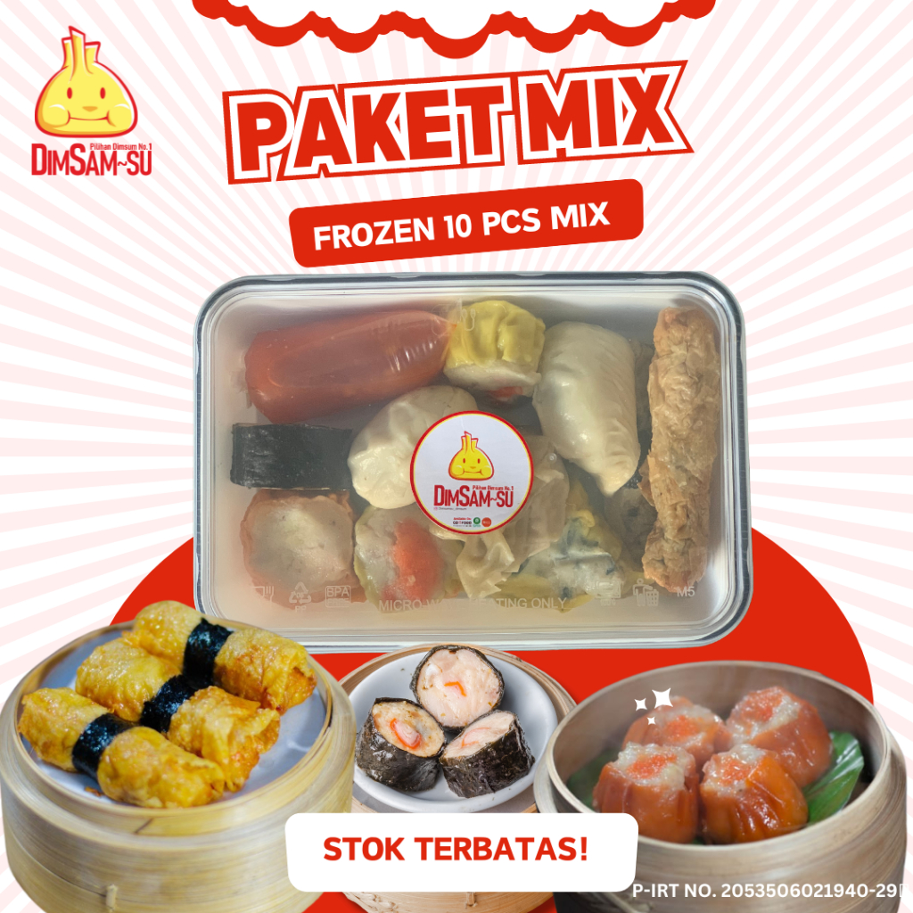 Jual Paket MIX Dimsum Frozen Dimsamsu Dimsum/Dimsum frozen/dimsum murah ...