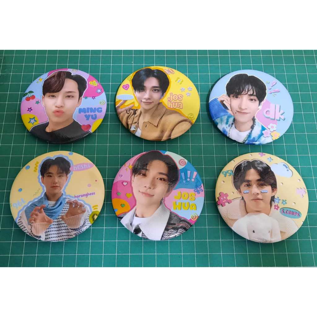Jual Freebies KPOP Seventeen HAND MIRROR SEVENTEEN/CERMIN MINI ...