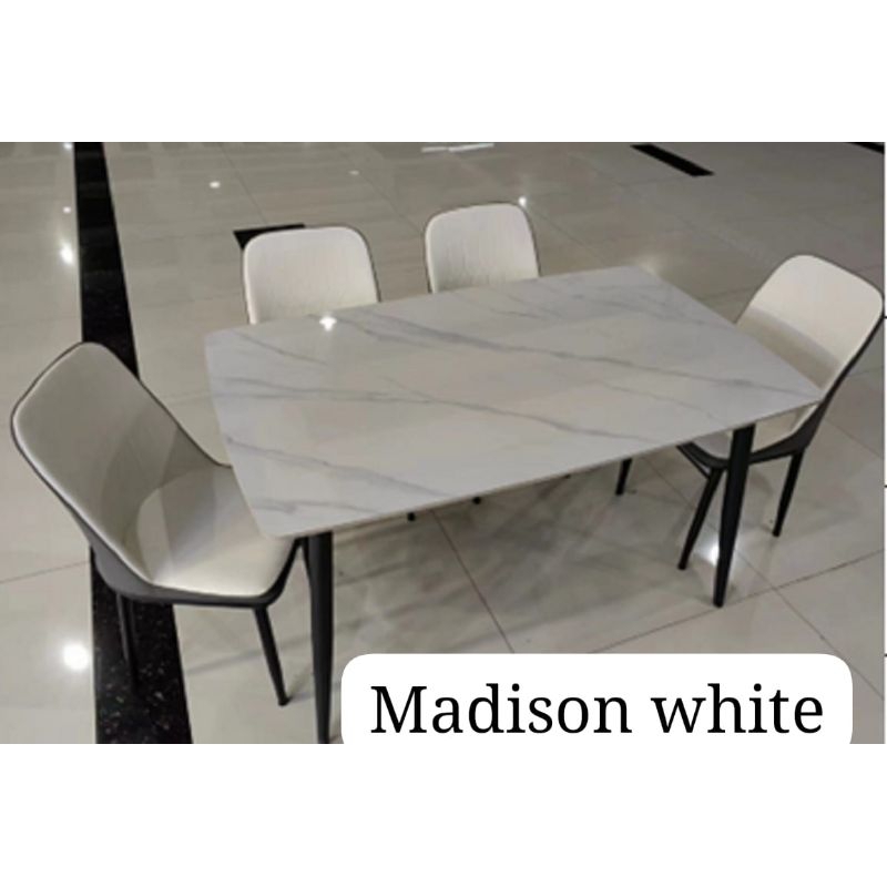 Jual meja makan batu madison | Shopee Indonesia